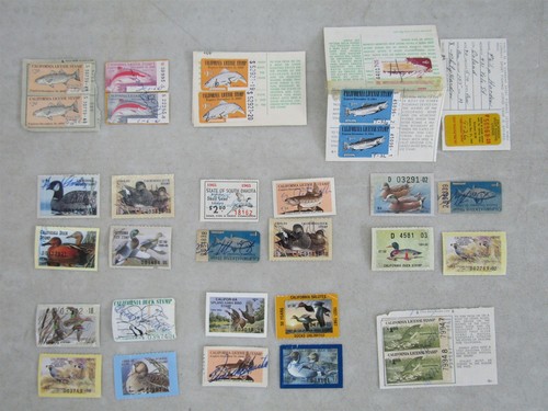 Nystamps US Revenue California Duck stamp & license collection high ...