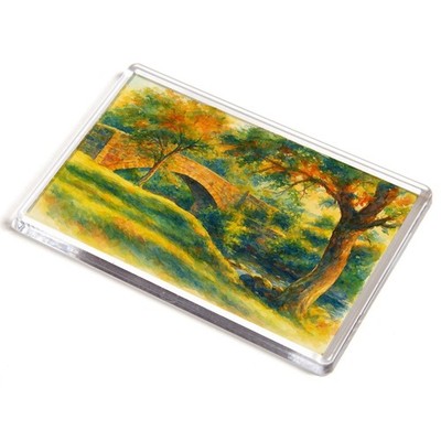 JUMBO MAGNET - Dunsop Bridge, Clitheroe - Vintage Art Style | eBay UK