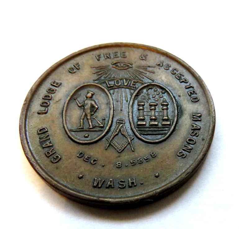 1926-1927 MASONIC WALTER MEIER MASTER OF MASONS GRAND LODGE WASHINGTON ...