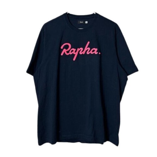Rapha blue pink logo t-shirt slort sleeve tee men's XXL embroidered spellout | eBay
