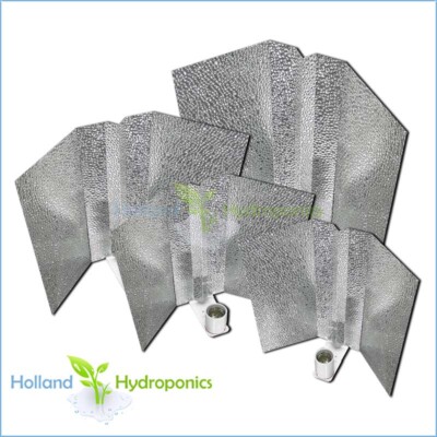 BATWING ALUMINIUM REFLECTOR Hydroponics Dimple HPS/MH/CFL Grow Room ...