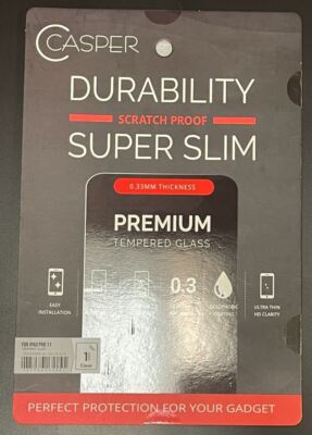 Casper Scratch Proof Super Slim Premium Tempered Glass for Apple iPad ...