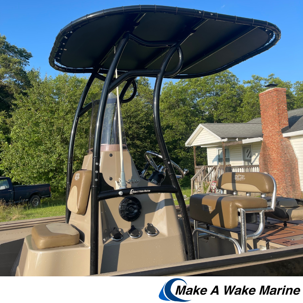 Heavy-Duty Boat T-Top Universal fit for Center Console Boat Folds | eBay