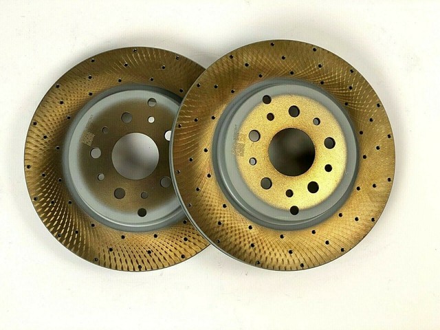 Maserati Granturismo Rear Brake Rotor Cross Drilled P/n 228411 for sale ...