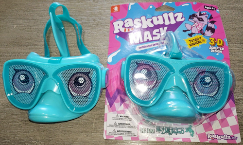 RASKULLZ MASK DOLPHIN GLASSES BOYS GIRLS NEW NIP 3-D DESIGN BEACH POOL ...