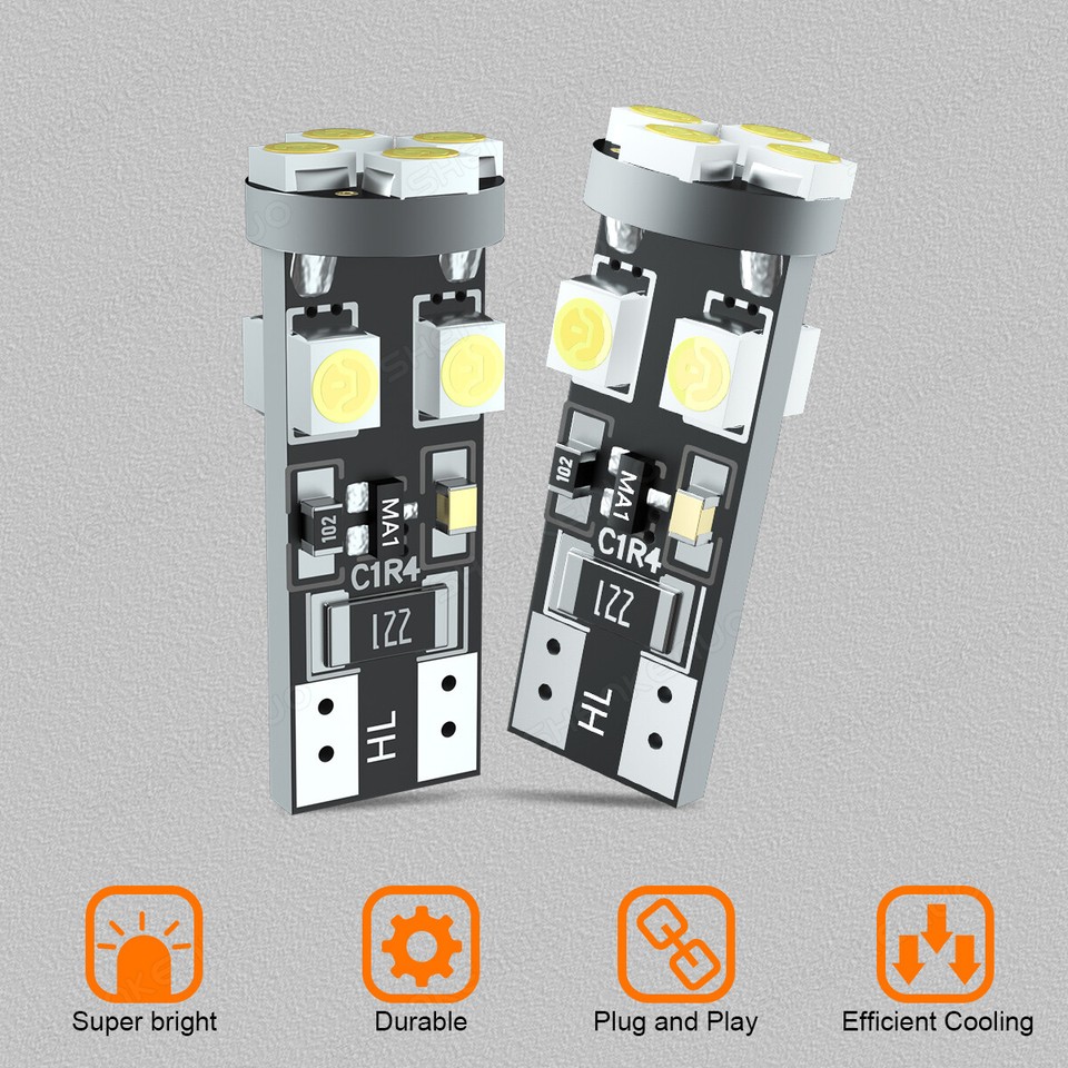 For Peugeot 3008 Headlight 2009-2016 High Low Beam Side Light Led Bulbs ...