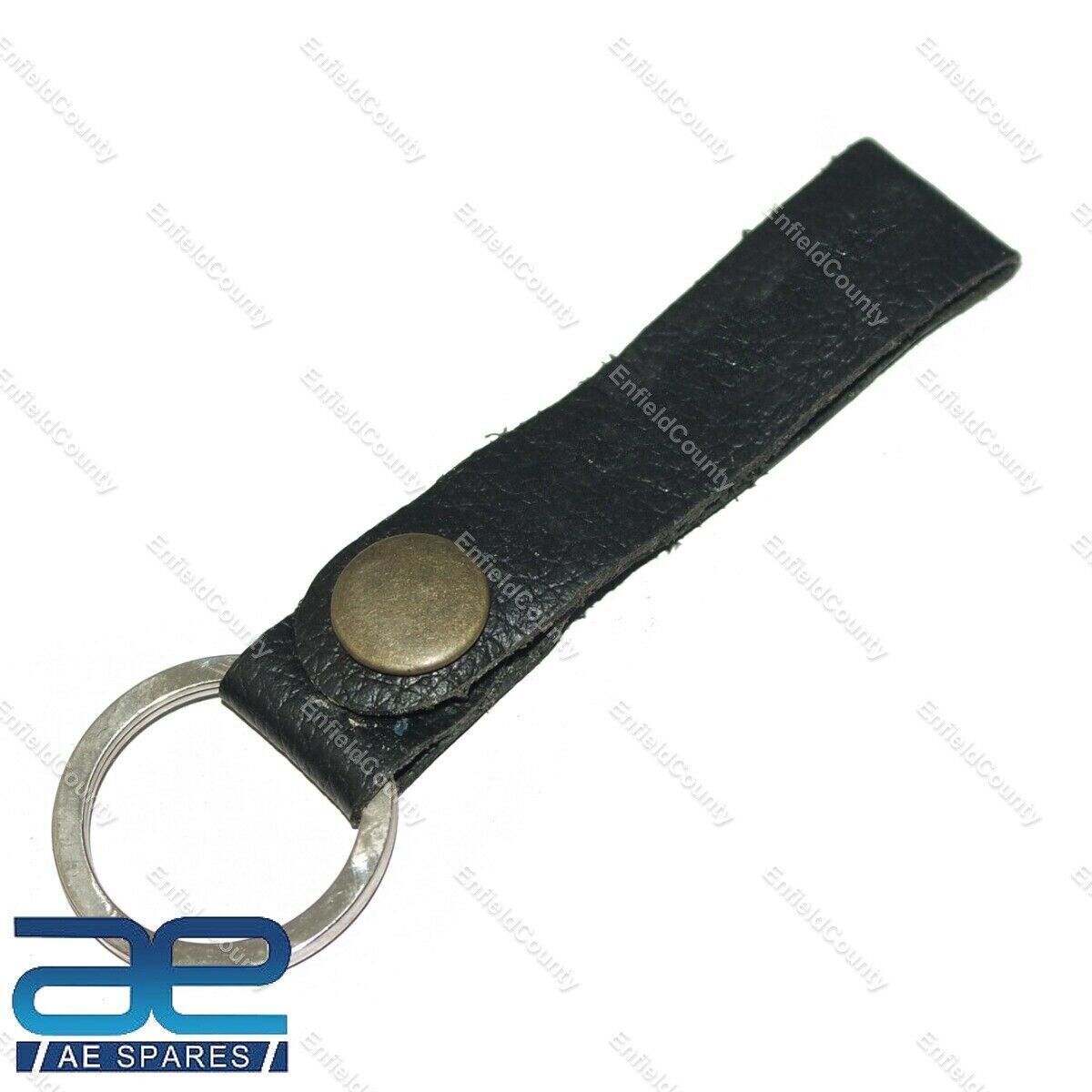 For Royal Enfield Bullet Black Leather Key Ring Key fob Chain 3 Unit | eBay