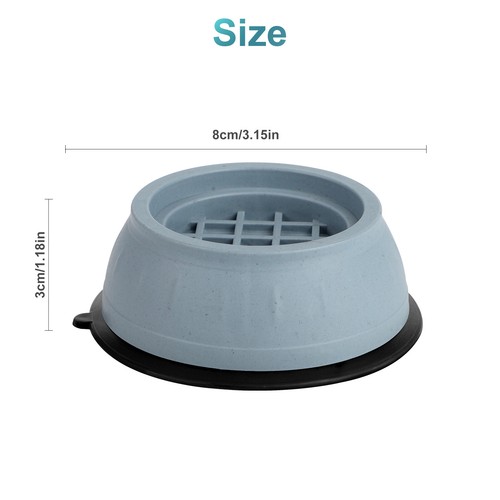 8PCS Anti Vibration Washing Machine Mats Support Anti-Slip Rubber Feet ...