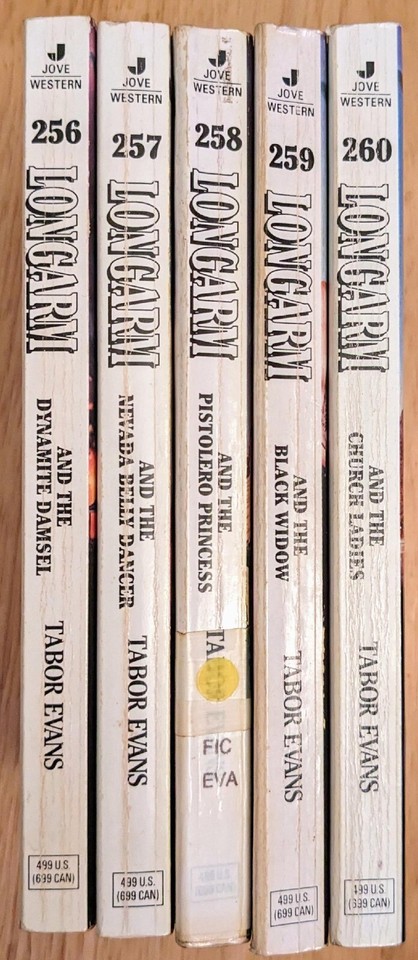 Longarm #256-260 adult western paperback 5 book lot | eBay