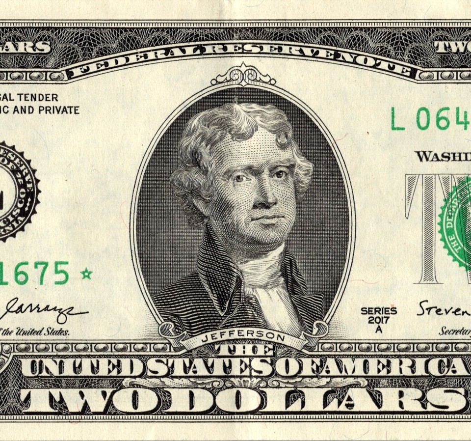 32k sheet L star note Two Dollar Bill L06431675* | eBay