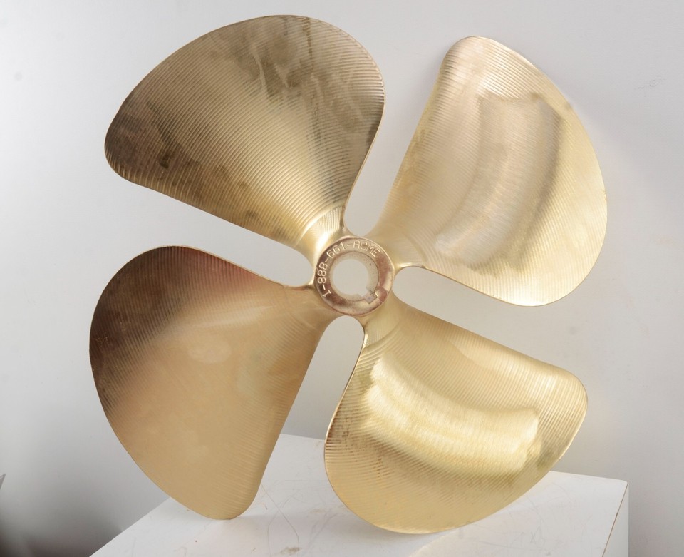 NEW Acme Inboard Propeller Left Hand 15 x 15.75 Nibral Cup 1 1/8" 4 ...