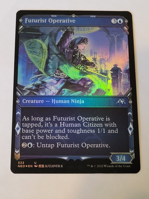 MTG Futurist Operative Kamigawa: Neon Dynasty 333 Regular Uncommon for ...
