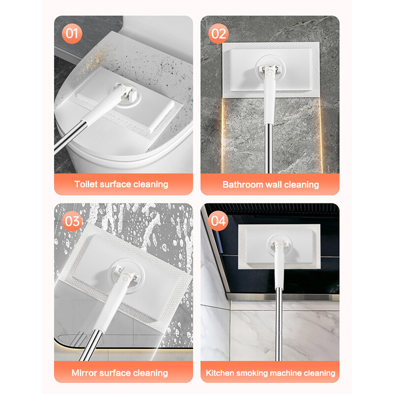 Snap Grip Mini Mop,Zero Touch Mini Mop,No Wash Lazy Mops Wet and Dry ...