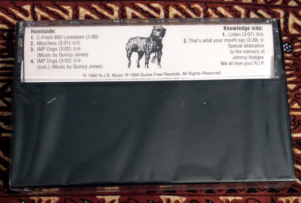 Bay Area Rap Tape - I.M.P. - IMP DOGS - N.J.B. MUSIC SEALED Cassette ...