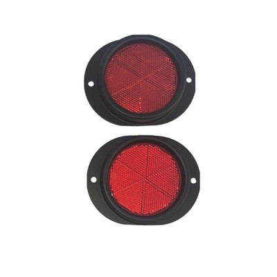 Military Truck Trailer Black & Red Reflector 2pk fits HUMVEE M101 M998 ...