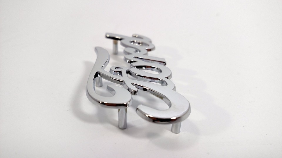 Chrome Script Emblem W/ Mounting Studs For Ford (Licensed) | eBay