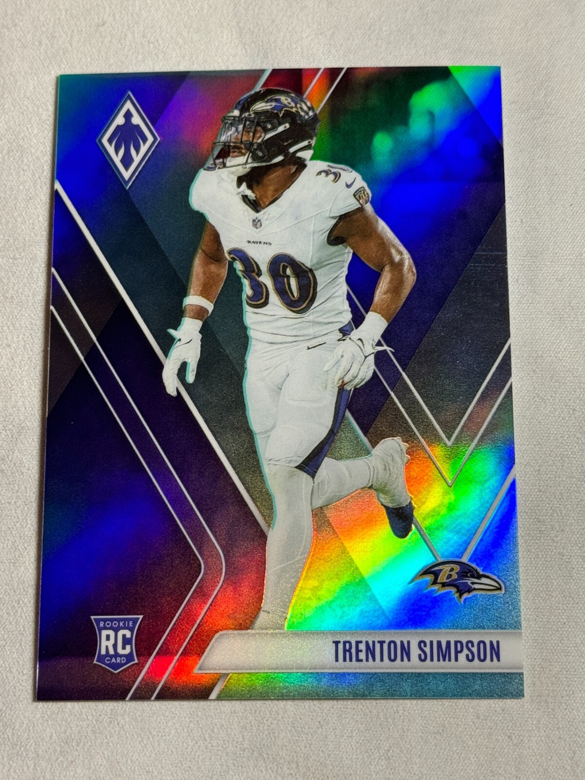 2023 Panini Phoenix Teal Trenton Simpson Rookie RC /150 #184 Ravens | eBay