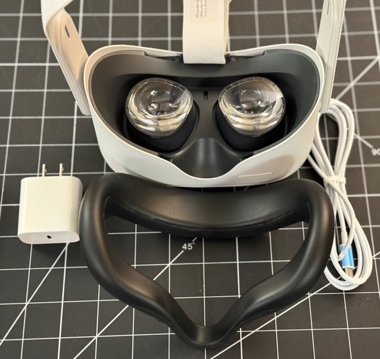 Excellent Working 128GB Meta Oculus Quest 2 Headset Only Plug @ Play ...