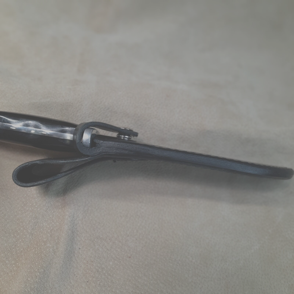 Custom leather knife sheath That fits a. BUCK 124 knife. | eBay