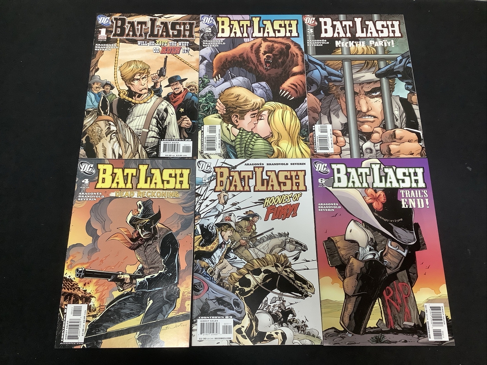 Bat Lash #1-6 Complete Comic Set, DC Comics, Sergio Aragones, 2008 ...