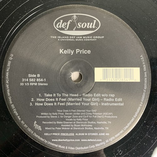KELLY PRICE Take It To The Head Keith Murray 12” VINYL Promo RARE Def ...