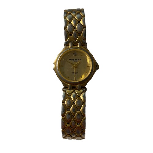Givenchy Paris Diamond Quartz Watch Women's Gold Tone Bracelet | eBay
