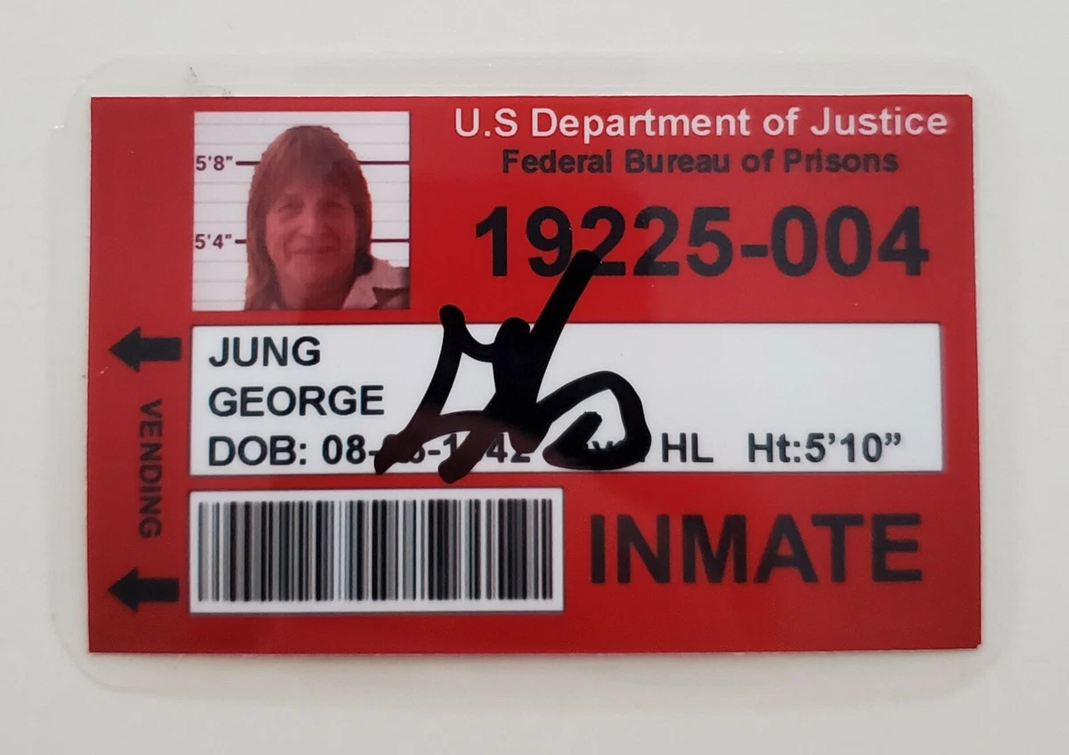 Inmate Id Badge