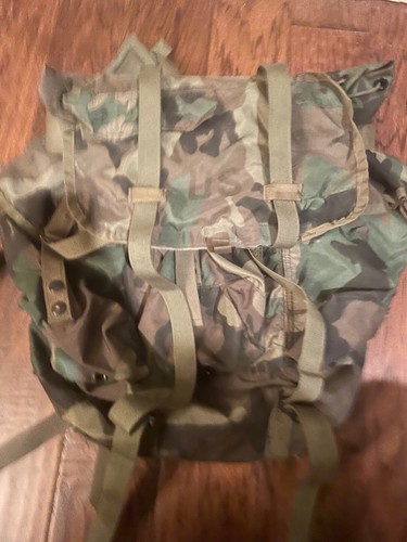 Vintage US Army BDU Camo ALICE Pack Rucksack Sz. Medium - Military ...