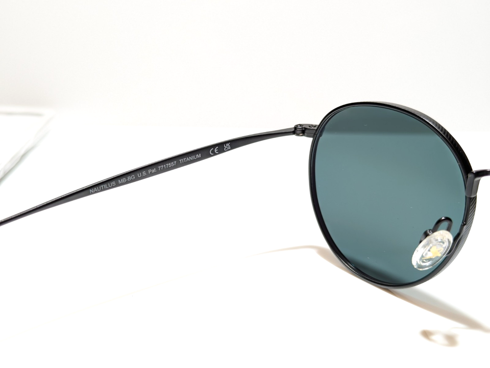 NEW Maui Jim Nautilus Black Titanium Polarized Mirrored Black ...