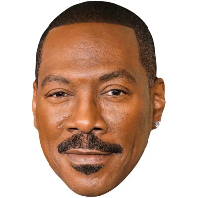 Eddie Murphy (Smirk) Celebrity Mask, Flat Card Face, Fancy Dress Mask ...