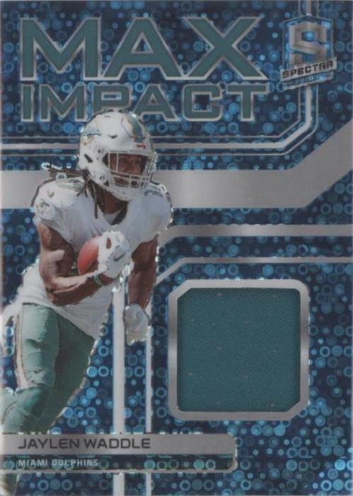 2022 Panini Spectra - Max Impact Jaylen Waddle #MI-JWA Neon Blue Prizm ...