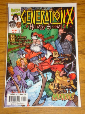 X-MEN GENERATION X HOLIDAY SPECIAL VOL1 MARVEL COMICS FEBRUARY 1998 ...