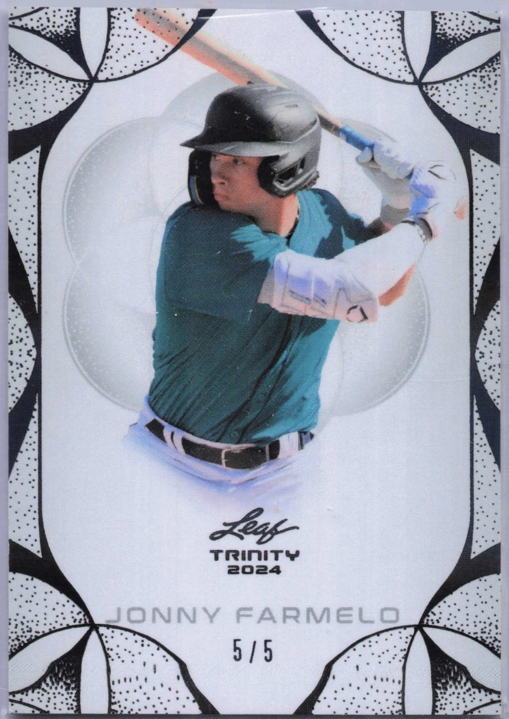 2024 Leaf Trinity - Jonny Farmelo #116 Black /5 (RC) for sale online | eBay