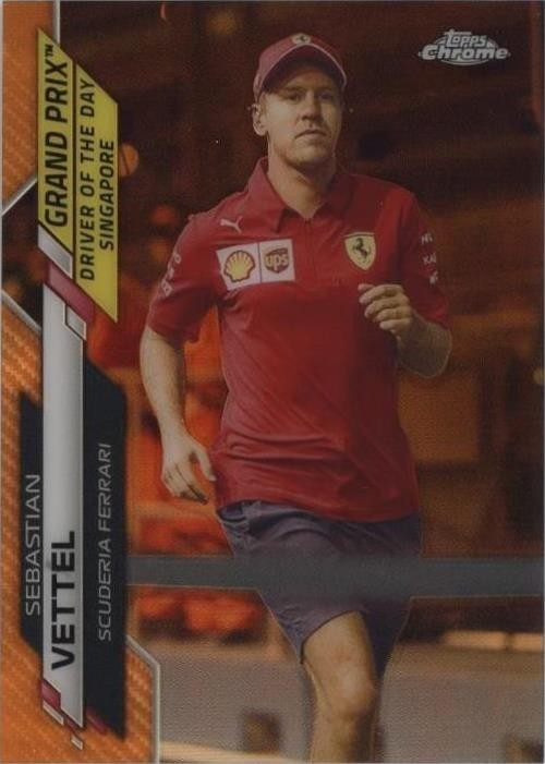 2020 Topps Chrome Formula 1 - Grand Prix Driver of the Day Sebastian ...