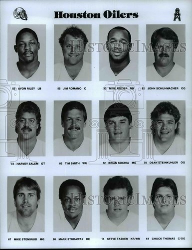 Press Photo Houston Oilers Football team - cvb52320 | eBay
