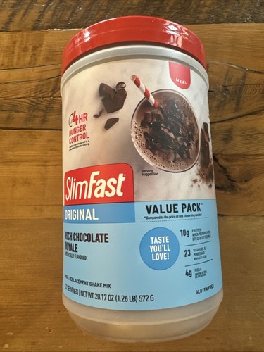 SlimFast Meal Replacement Shake Mix, Rich Chocolate Royale 22 Erving ...