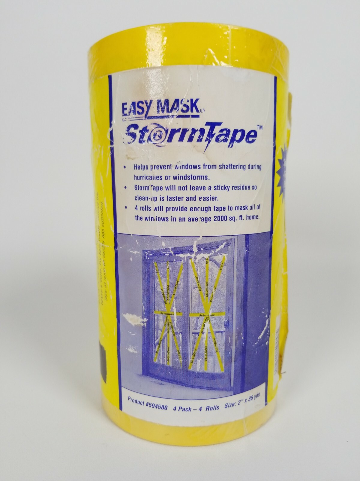 Storm-tape Stormtape Easy Mask 2” X 36 Yards Protect Glass Wind Storms ...