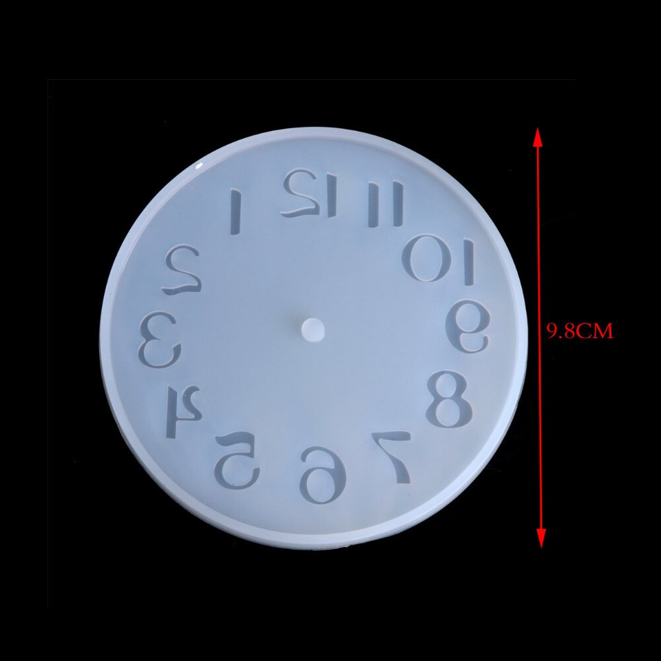 Silicone Mold Clock for Jewelry Mold Tool DIY Epoxy Resin Molds ...