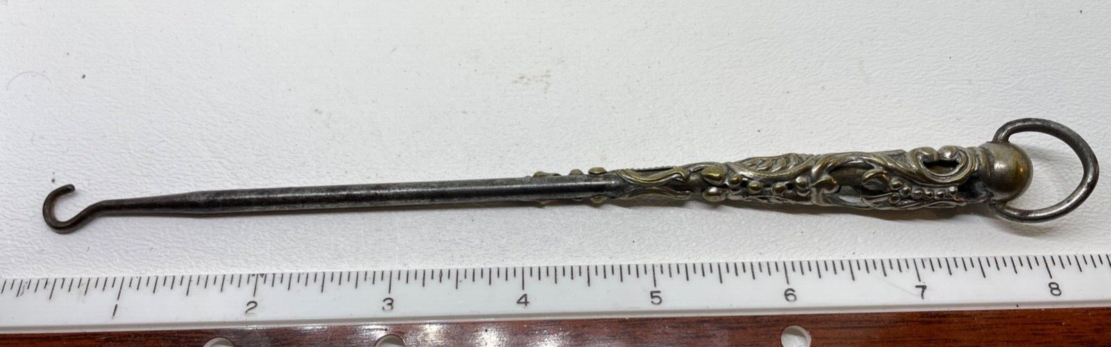 Antique Victorian Boot Button Shoe Hook Very Ornate … - Gem