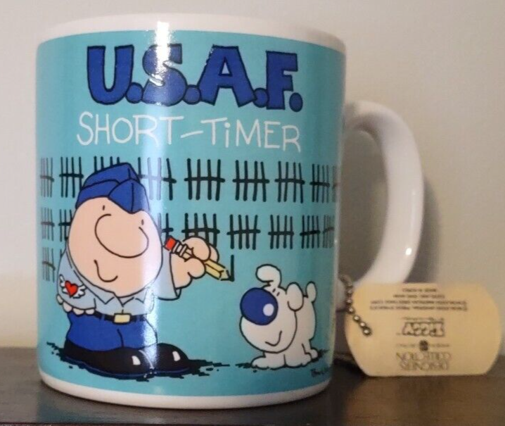 ZIGGY US Air Force USAF SHORT TIMER Coffee Cup Mug DESIGNERS COLLECTION ...