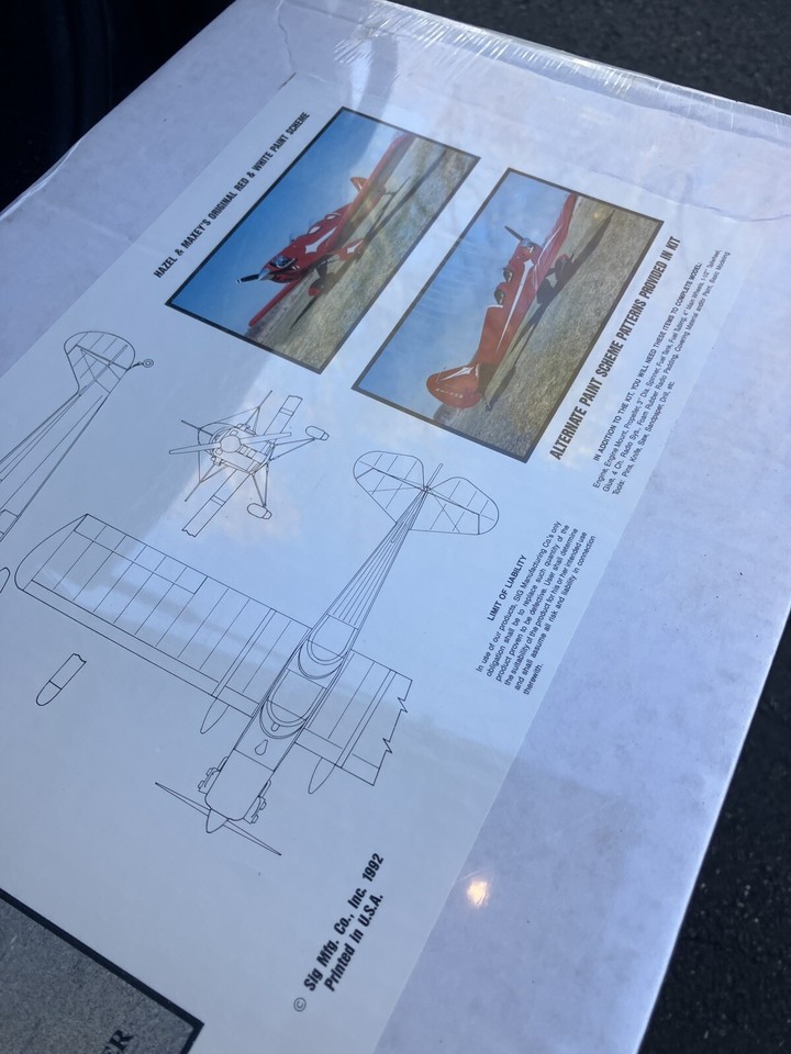 Sig 1/4 Scale Spacewalker Sealed Balsa R/c Model airpane Kit | eBay