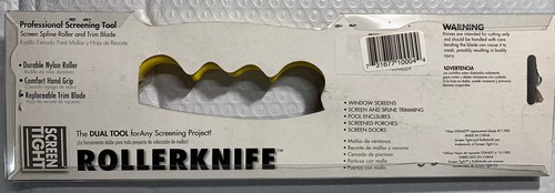 Screen Tight Roller Knife Nylon Screen Spline Roller & Trim Blade ...