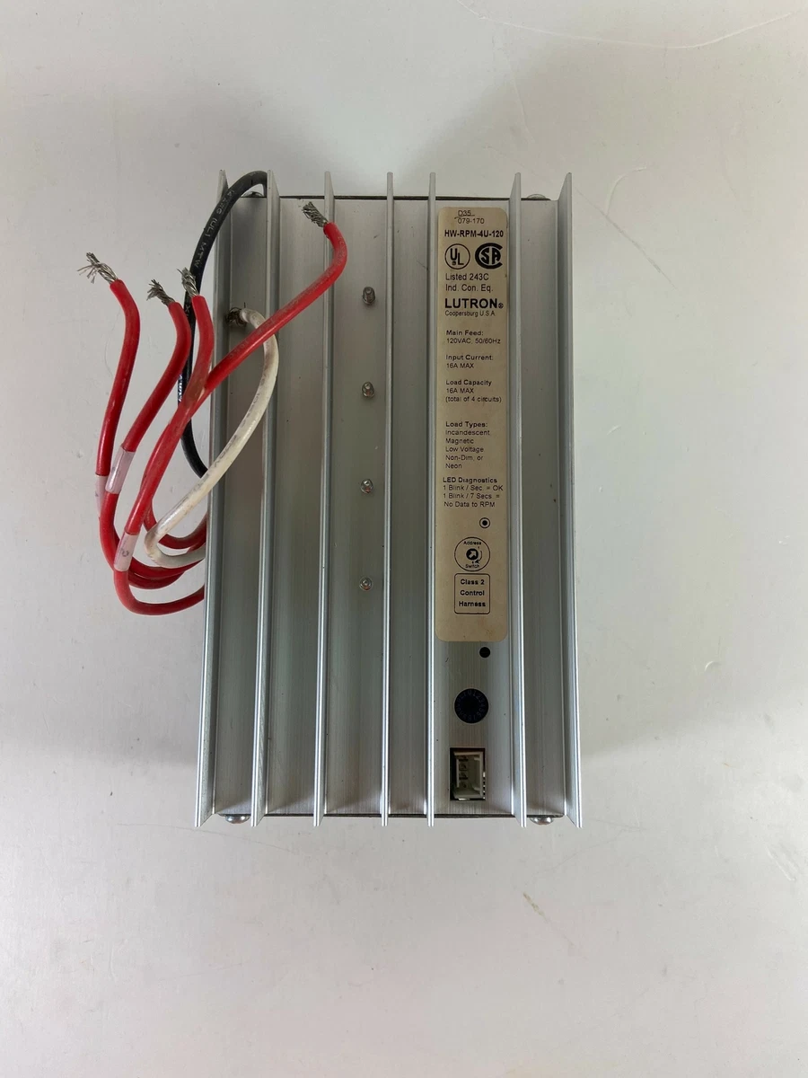 Lutron HW-RPM-4U-120 Dimming Module W/Connectors – NTC, 47% OFF
