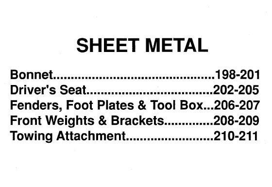 Long 2610 2610Sd 2610Dtc 2610Dtc-Sd Tractor Parts Manual Catalog ...