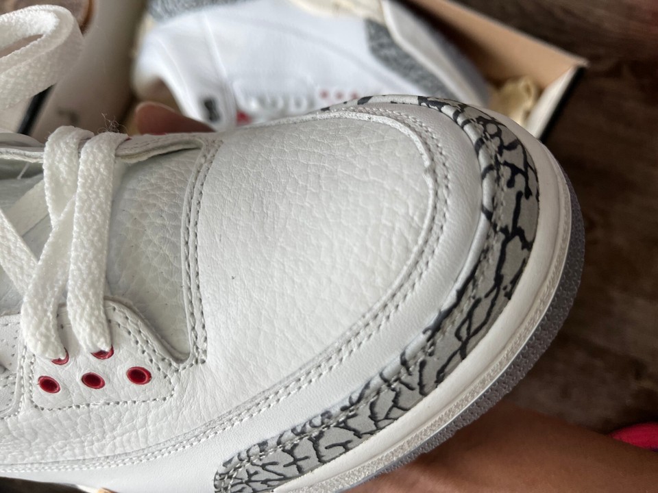 Nike Air Jordan 3 Retro 136064-102 Mens White Cement NEW VINTAGE ...