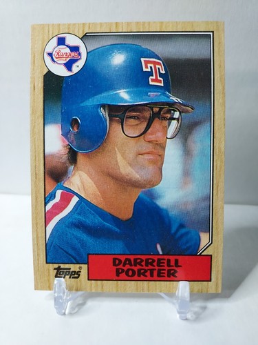 1987 Topps Baseball #689 Darrell Porter Texas Rangers | eBay