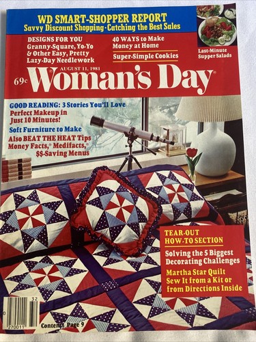 1981 Aug 11 Woman’s Day Magazine How To Be A Successful Shopper (MH389 ...