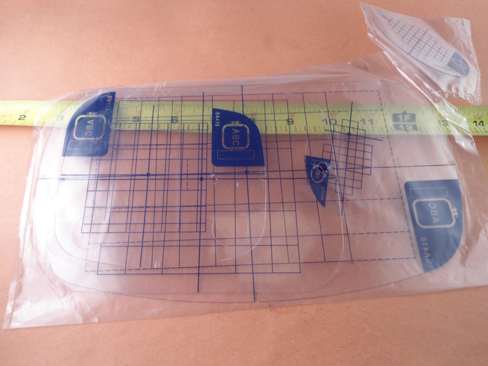 Set of 4 Embroidery Hoops for Bernina Deco 500,600,650 Simplicity SE1 ...