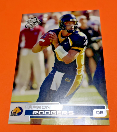 Aaron Rodgers 2005 Press Pass "BASE- SILVER" RC ROOKIE (b)CARD #9 ...