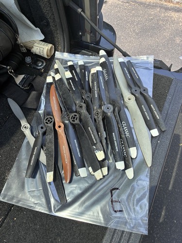 E. Large Lot Nylon Props Propellers For Balsa Model airplane Kit Engine ...